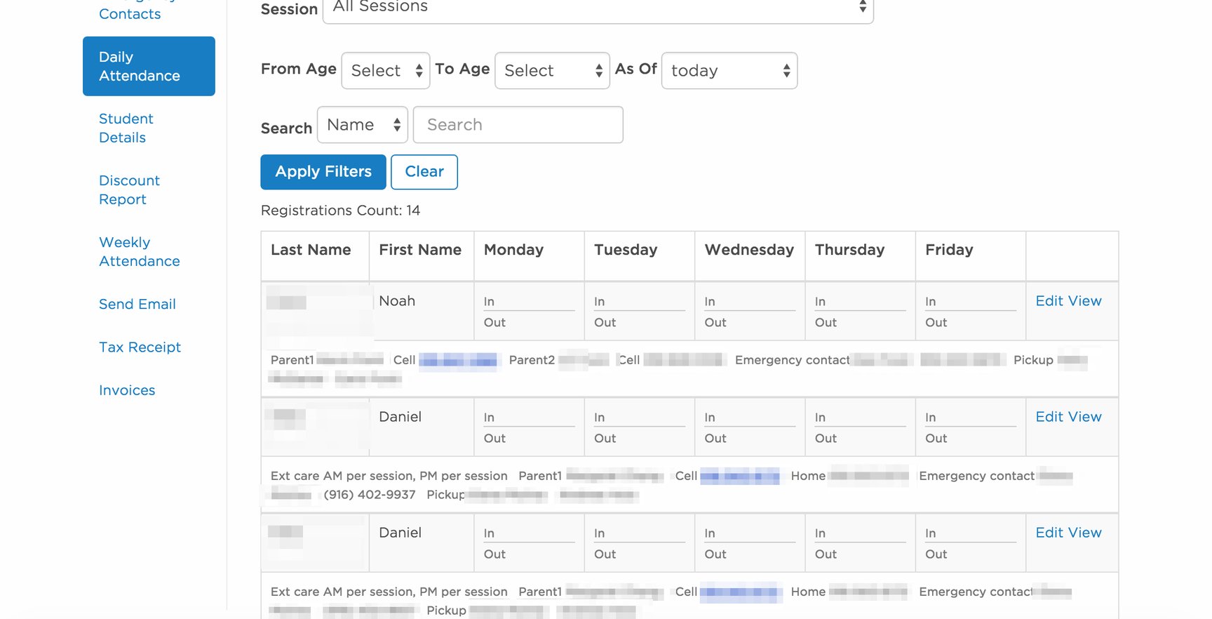 How do I make class rosters & sign-in sheets?